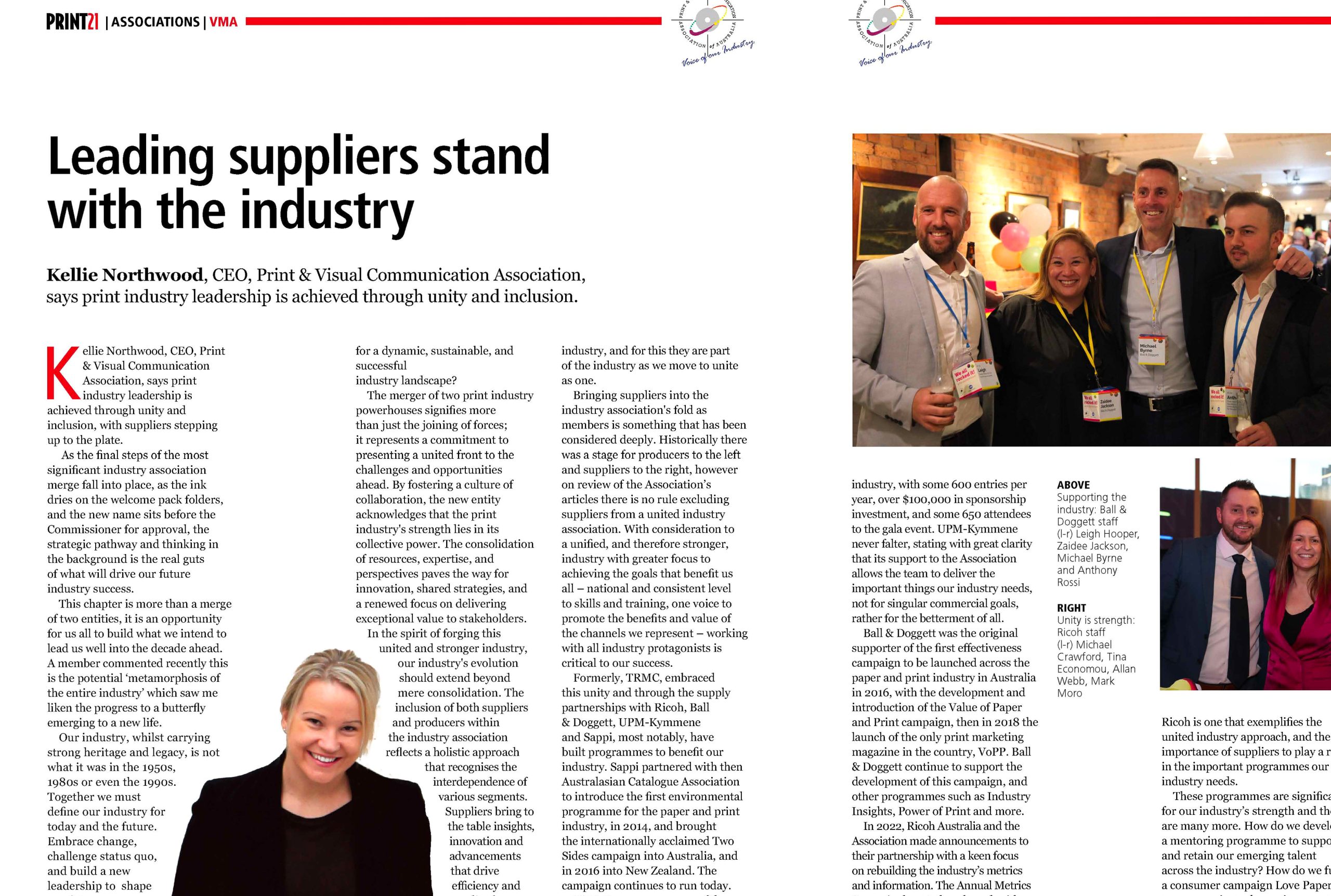 Leading suppliers stand with the industry - Visual Media Association